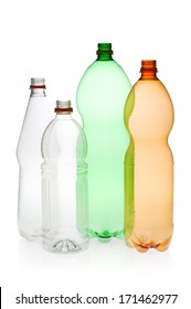 Empty Plastic Drinking Bottles Ready Recycling Stock Photo 171462977 ...