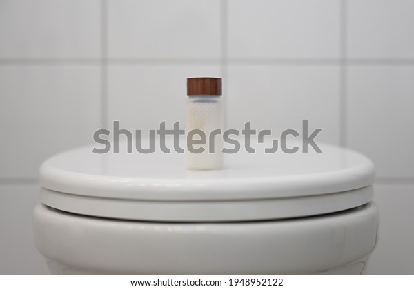 Empty Plastic Jar Stool Sample Privacy Stock Photo (Edit Now) 1948952122
