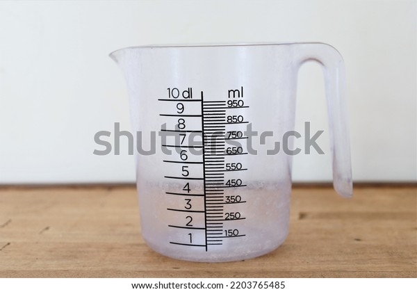 Empty Plastic Measuring Jug Handle Stock Photo 2203765485 | Shutterstock