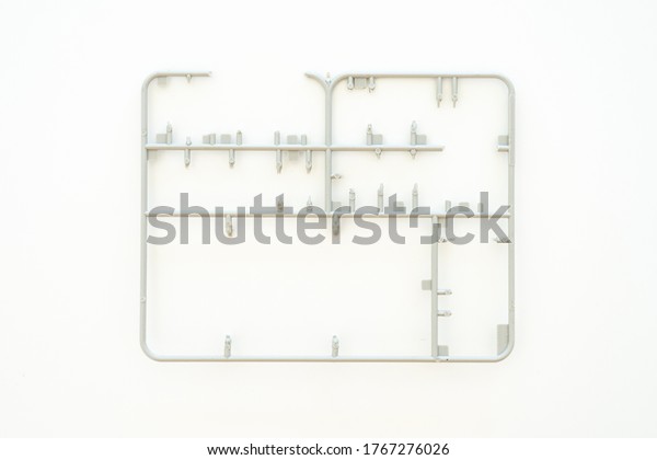 Empty Plastic Sprue Part Model Kit Stock Photo (Edit Now) 1767276026