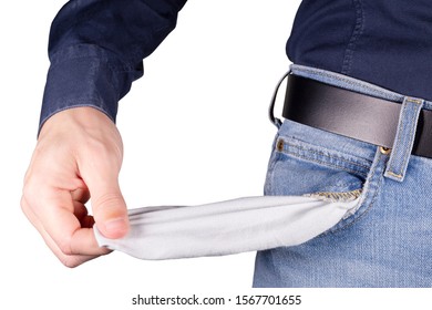 Empty Pockets Poor Man Stock Photo 1567701655 | Shutterstock