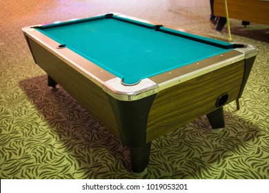 Empty Pool Table Noone Around Stock Photo (Edit Now) 1019053201