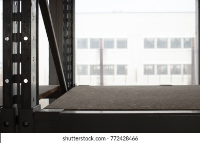 Empty Rack Storage Warehouse Stock Photo (Edit Now) 772428466