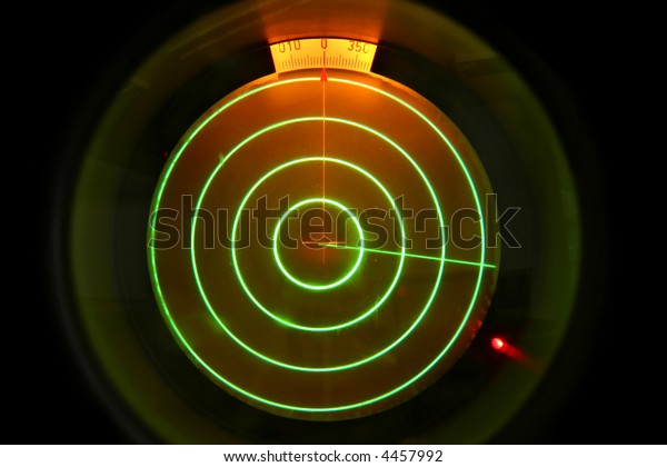 Empty Radar Screen Stock Photo 4457992 | Shutterstock