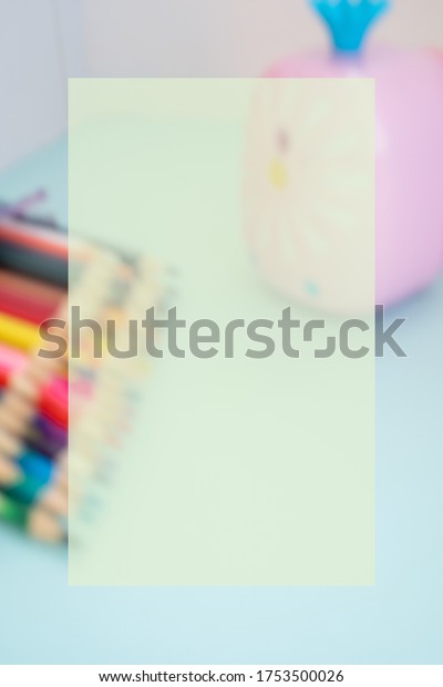 Empty Rectangle Lettering Mockup Space Your Stock Photo 1753500026 ...