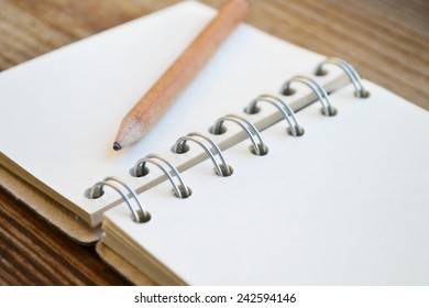 Empty Retro Notebook Old Paper Little Stock Photo 242594146 | Shutterstock