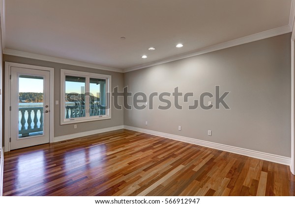 Empty Room Interior Soft Grey Walls Stock Photo 566912947 | Shutterstock