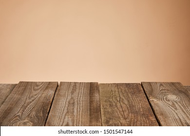 Empty Rustic Wooden Table Isolated On Stock Photo 1501547144 | Shutterstock