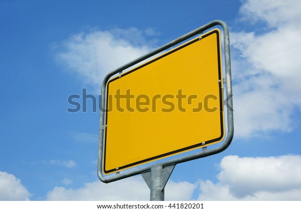Empty Sign Labeling Stock Photo 441820201 | Shutterstock