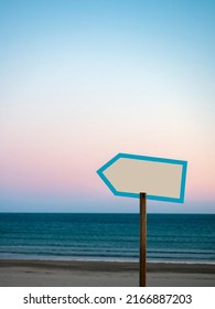 Empty Sign Space Write On Beach Stock Photo 2166887203 | Shutterstock