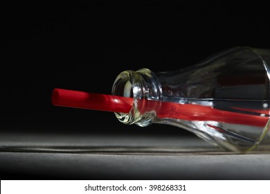 Empty Soda Bottle Straw Stock Photo 398268331 | Shutterstock