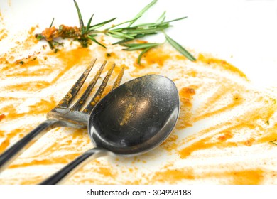Empty Spaghetti Plate Stock Photo 304998188 | Shutterstock