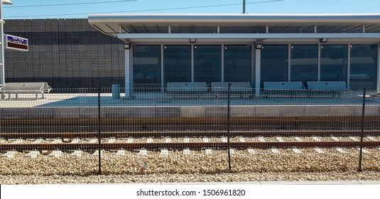 Empty Train Station Without Any People Stock Photo 1506961820 ...