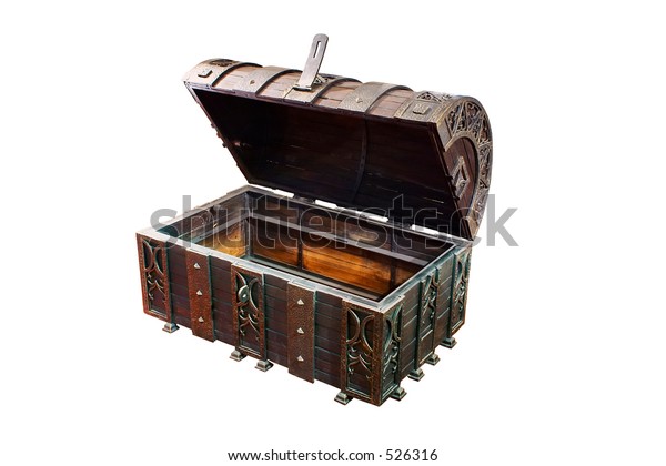 Empty Treasure Chest Stock Photo 526316 | Shutterstock