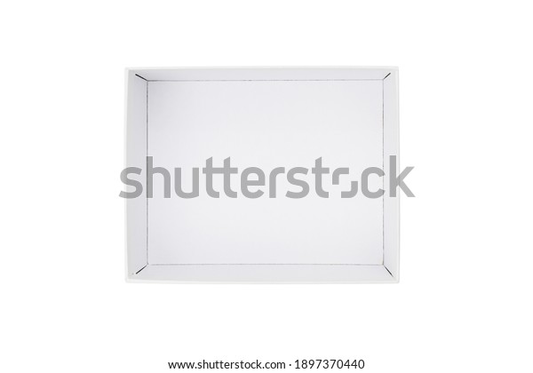 Empty White Box On White Background Stock Photo 1897370440 | Shutterstock