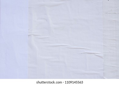 Empty White Paste Poster Template Stock Photo 1109145563 | Shutterstock