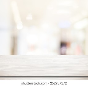Wood Table Top On Blur Glass Stock Photo 535544323 | Shutterstock