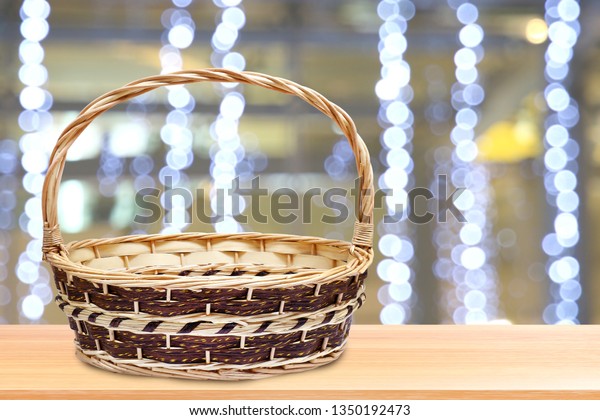 Empty Wicker Baskets Gift Set Pack Stock Photo (Edit Now) 1350192473