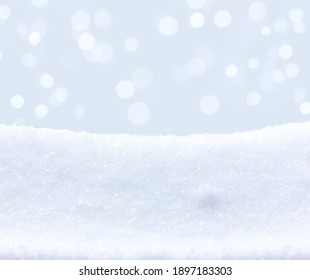 Empty Winter Snowy Background Defocus Lights Stock Photo 1897183303 ...