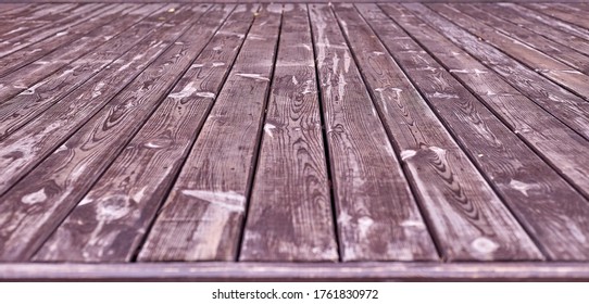 Empty Wooden Table Front View Stock Photo 1761830972 | Shutterstock