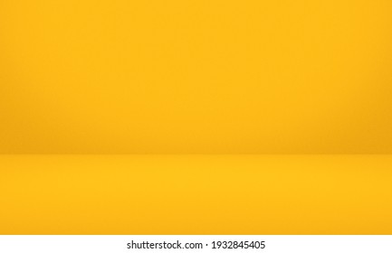 Yellow Studio Background Minimal Room Soft Stock Vector (Royalty Free ...