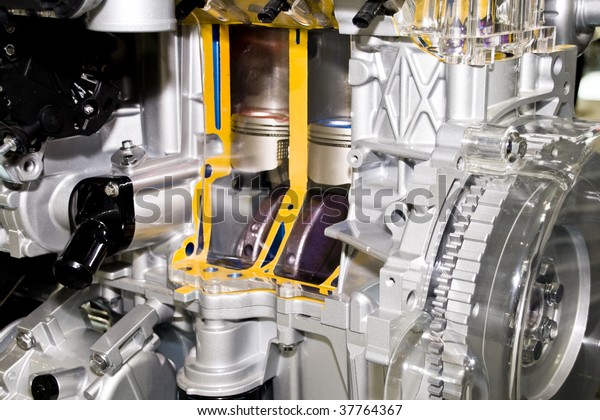 Engine Modern Car Interior View Stock Photo 37764367 | Shutterstock