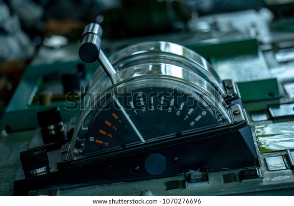 Engine Order Control Lever Control System Stock Photo (Edit Now) 1070276696
