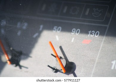 Engine Temperature Indicator Car Dashboard Stock Photo 577911127 ...