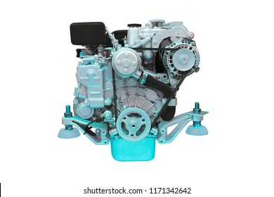 Car Engine Isolated Stock Photo (Edit Now) 718347307