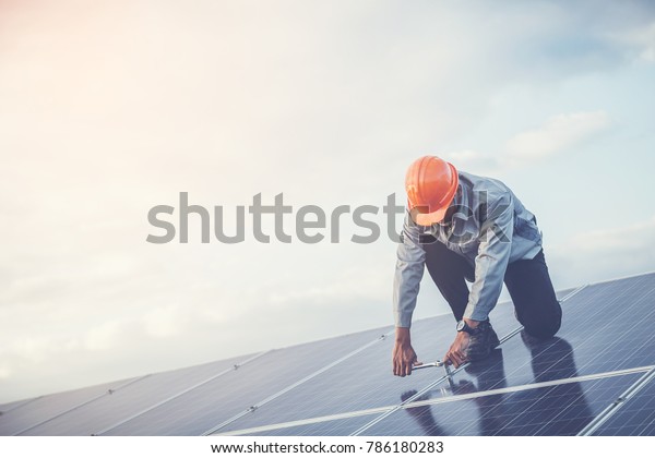 Engineer Checking Job Routine Labor Working Stock Photo (Edit Now ...