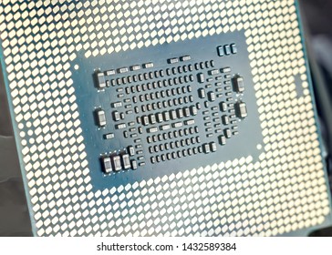 Engineer Plugging Cpu Microprocessor Motherboard Socket Stock Photo ...