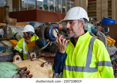 Engineer Process Inspecting Train Engines Keep Stock Photo 2207108019 ...