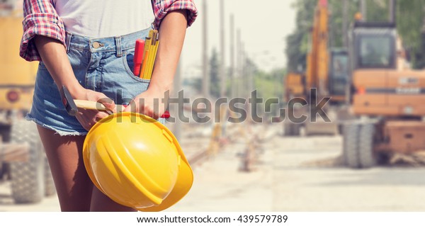 Engineer Ready Work On Construction Site Stockfoto 439579789 | Shutterstock