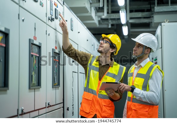 Engineer Technical Worker Working On Checking Stock Photo (Edit Now ...