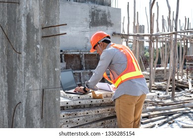 Construction Concept Engineer Architect Wear Medical Stock Photo ...