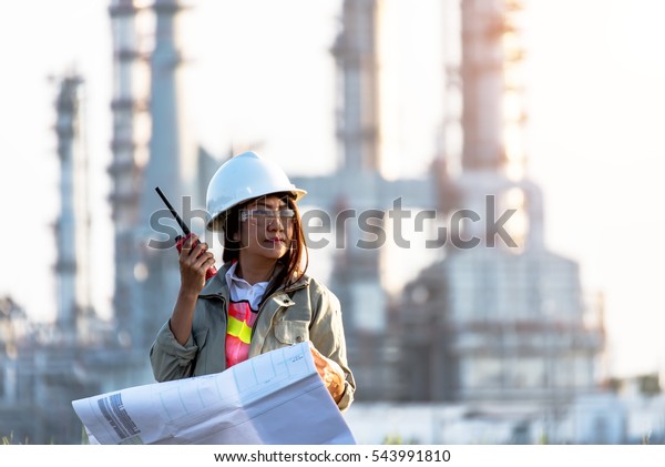Engineer Working Container Cargo Freight Ship Foto stock 543991810 ...