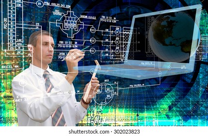 Engineering Designing Communicationengineer Stock Photo 302023823 ...