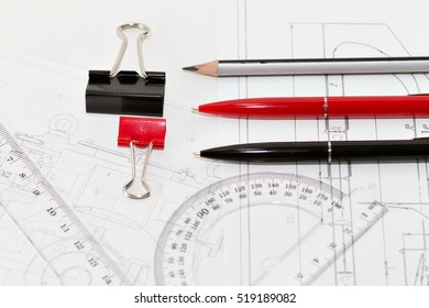 Engineering Drawing Project Stock Photo 519189082 | Shutterstock