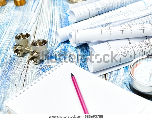 Engineering Heating Concept Heating Project Heating Stock Photo ...