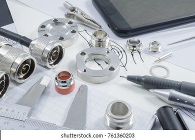 Engineering Technology Background Components Records Tools Stock Photo ...