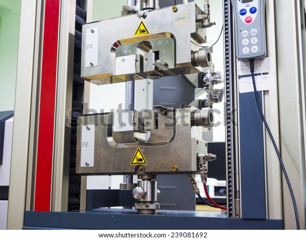 Engineering Testing Machine Tensile Strength Test Stock Photo (Edit Now ...
