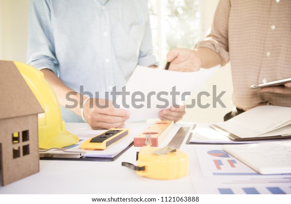 Engineers Analyzing Designing Stock Photo 1121063888 | Shutterstock