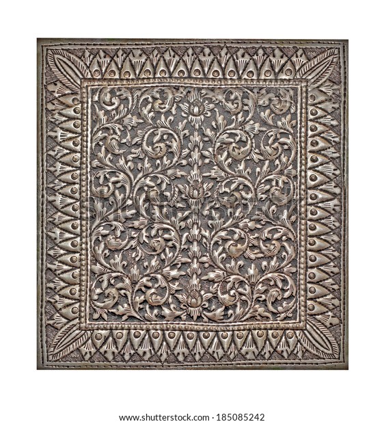 Engraved Metal Oriental Texturepattern Stock Photo 185085242 | Shutterstock
