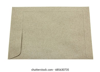 Envelope Back Side Isolate On White Stock Photo 685630735 | Shutterstock
