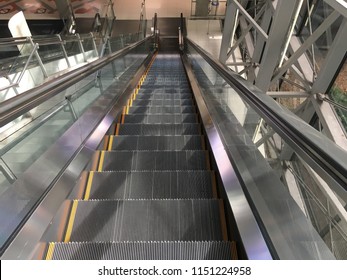 Escalator Metro Glass Partitions Stock Photo (Edit Now) 167332802