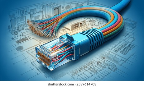 Cartoon Artistic Image Optic Fiber Modern AI-generated image 2486218313 ...
