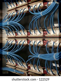 Ethernet Patch Panel 110 Block Side Stock fotografie 122529 | Shutterstock