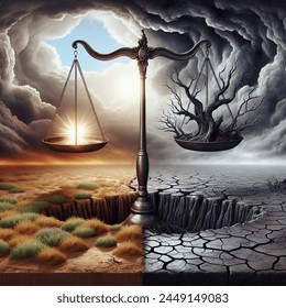 Generate Surreal Image Showing Leaveless Tree AI-generated image ...