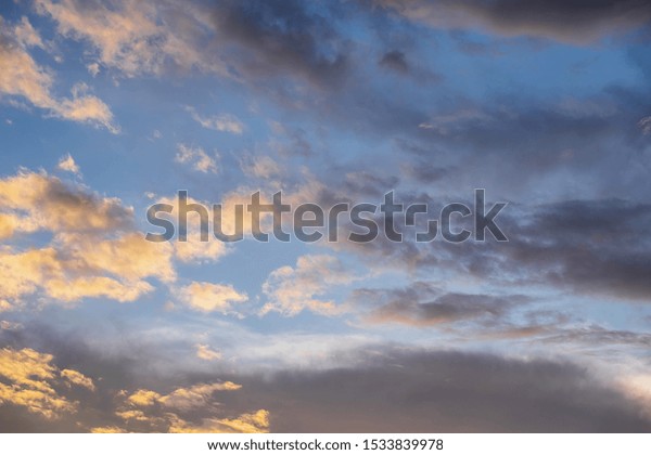 Evening Sky Background Textures Stock Photo 1533839978 | Shutterstock