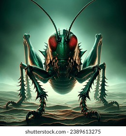 「Zombie Mantis Facial Oil Painting Manipulated」のAI生成画像、2552450781 ...